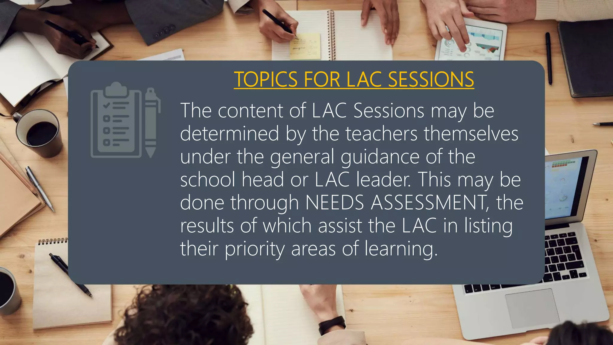 LAC SESSION FOR EDUCATORS | PPTX