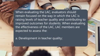 LAC SESSION FOR EDUCATORS | PPTX