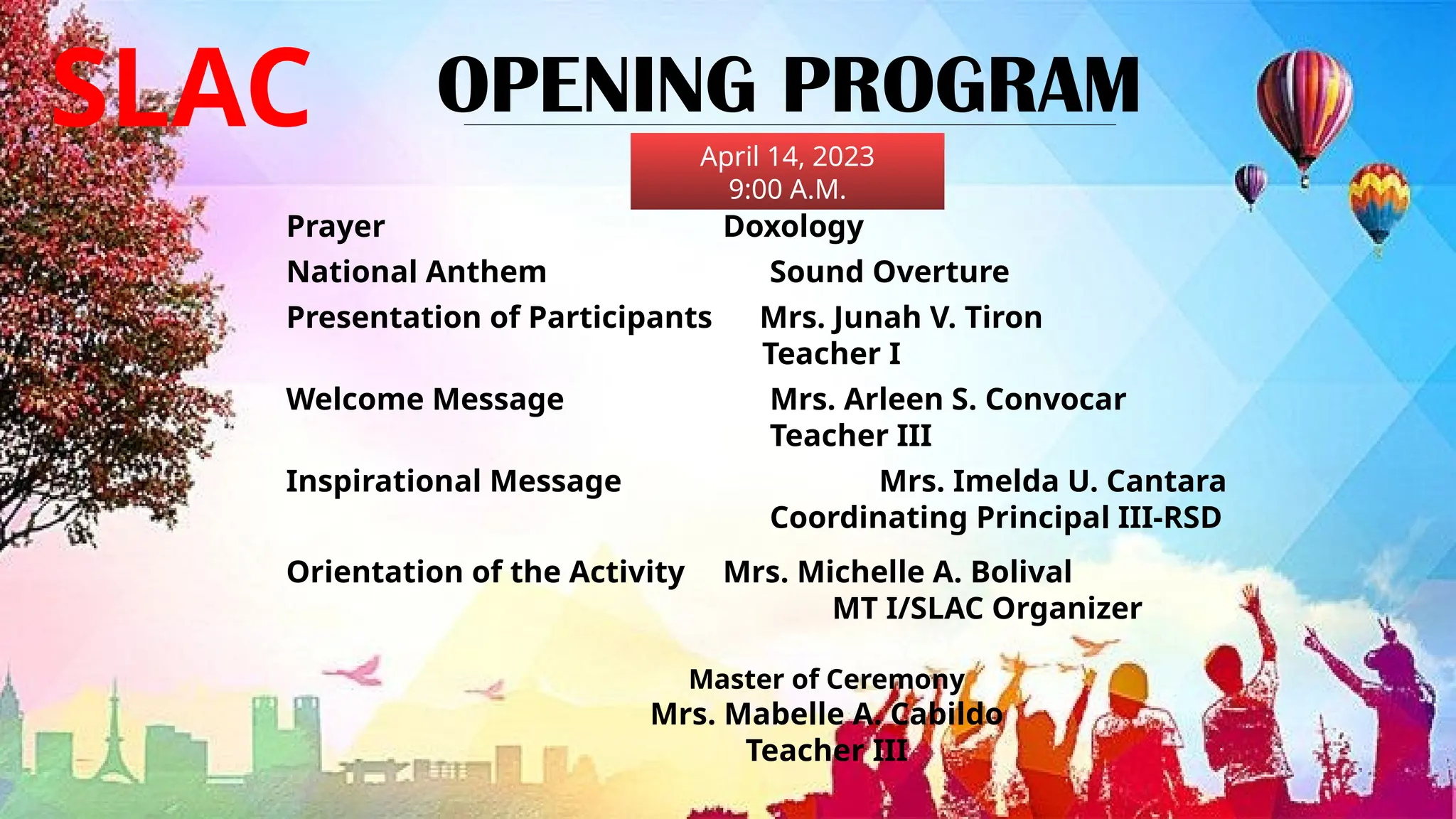 School Learning Action Cell PROGRAM april 14.pptx