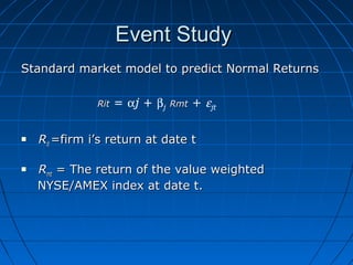 Sla event study | PPT