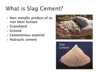 Slag Cement: Helping Concrete Perform Better | PPTX