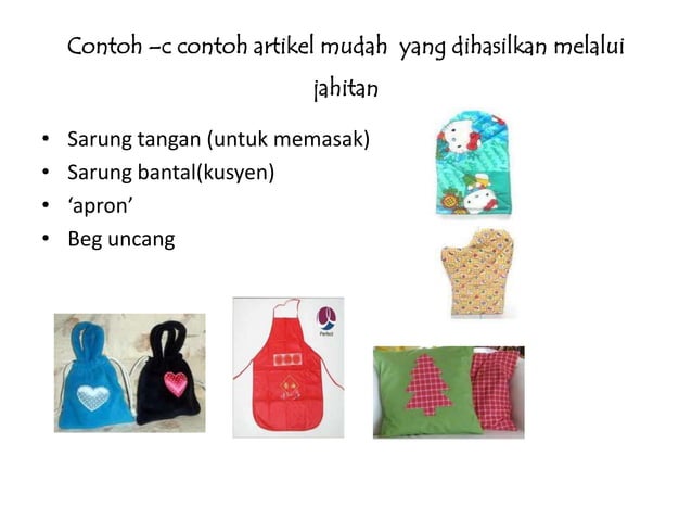 Slaid contoh artikel mudah jahitan | PPTX