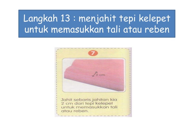 Slaid contoh artikel mudah jahitan | PPTX