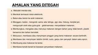 PANDUAN KANTIN SELAMAT, PENGURUSAN KANTIN SEKOLAH SEKOLAH KEMENTERIAN ...
