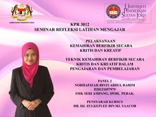 Teknik KBKK dalam PdP | PPTX