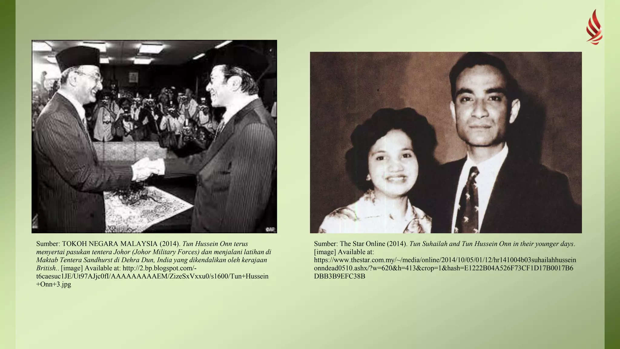 Sejarah dan Sumbangan Y.A.Bhg. Tun Hussein Bin Dato' Onn | PDF