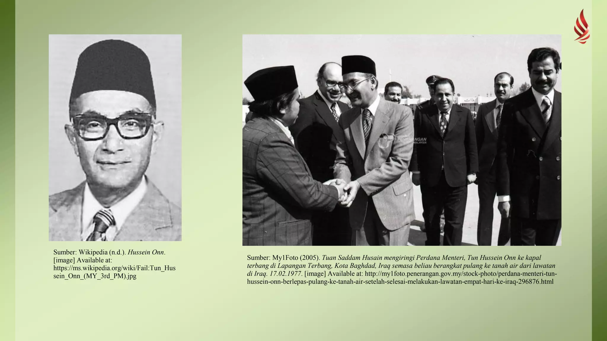 Sejarah dan Sumbangan Y.A.Bhg. Tun Hussein Bin Dato' Onn | PDF