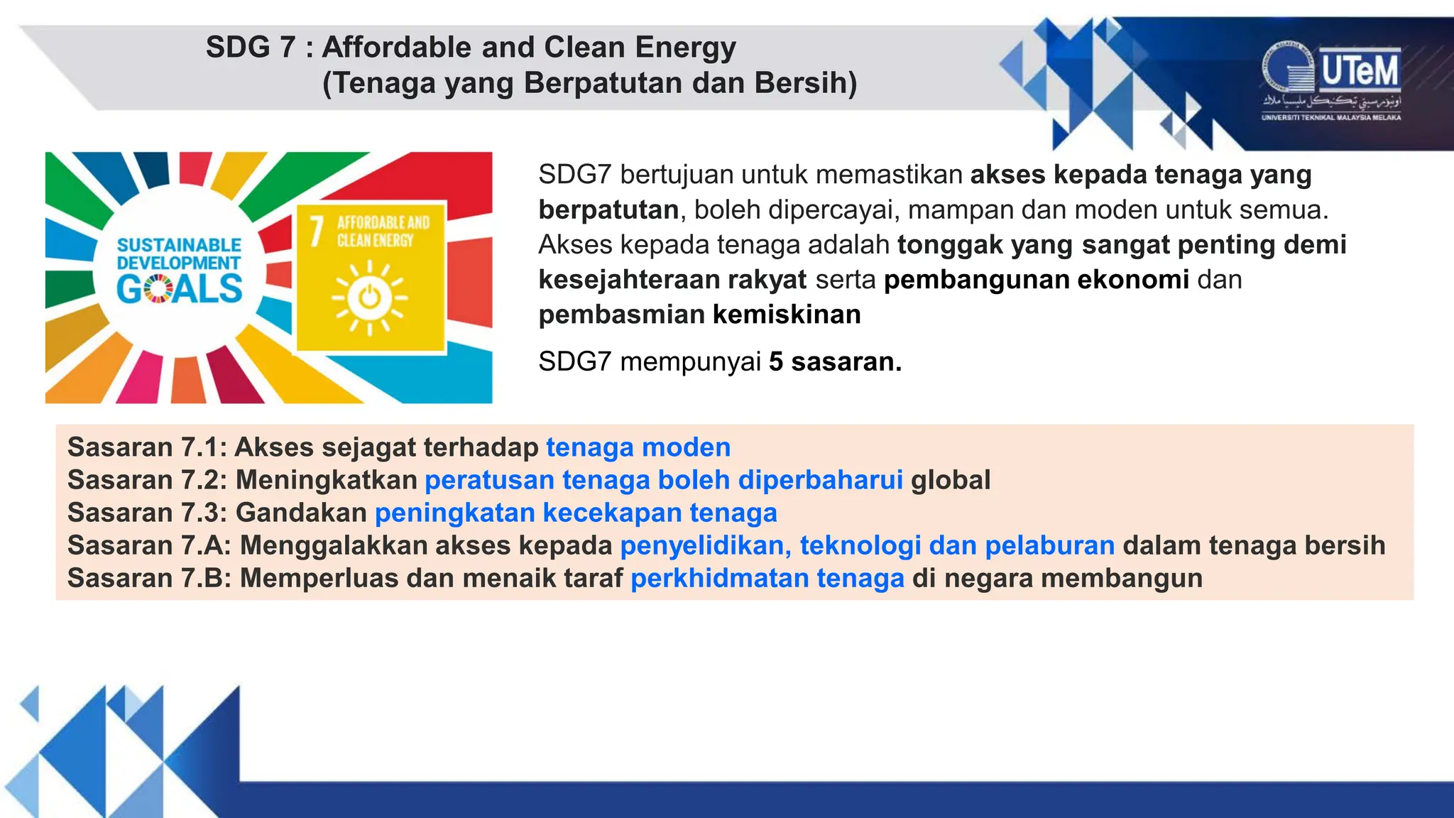 Pengenalan lengkap SDG sumber dari UTem Malaysia | PDF