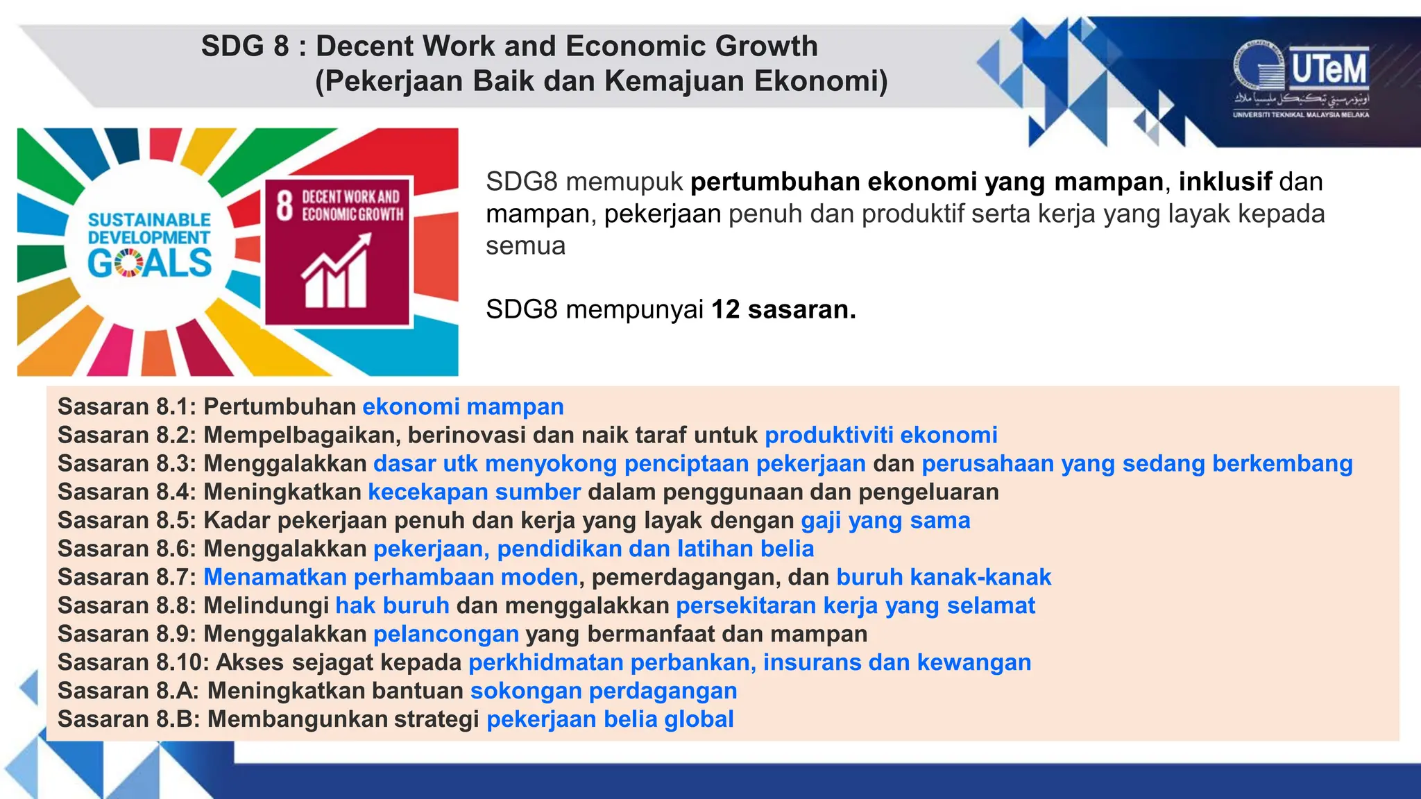 Pengenalan lengkap SDG sumber dari UTem Malaysia | PDF