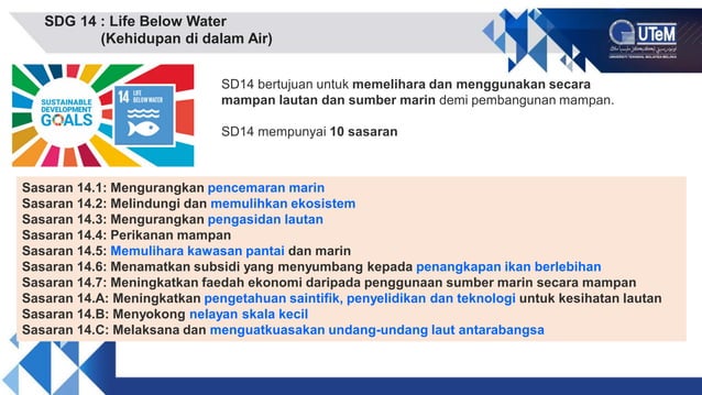 Pengenalan lengkap SDG sumber dari UTem Malaysia | PDF