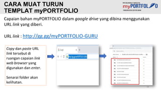 Slaid taklimat my portfolio guru | PPT