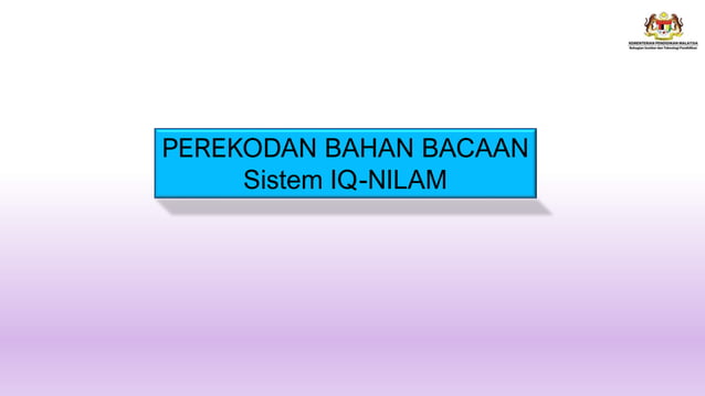 Slaid Taklimat Program NILAM 2021 malaysia | PDF