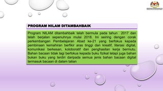 Slaid Taklimat Program NILAM 2021 malaysia | PDF
