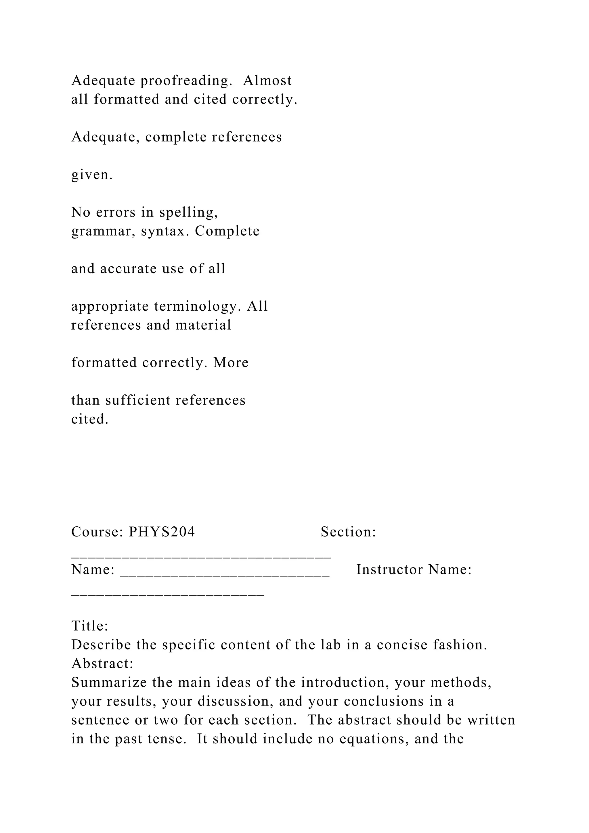 SLA Laboratory Report Grading Rubric Criterion 0 11 (F) 1.docx