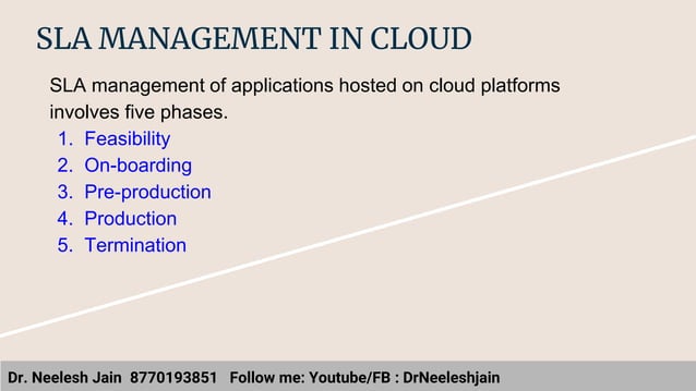 SLA Management in Cloud | PPTX | Cloud Computing | Internet