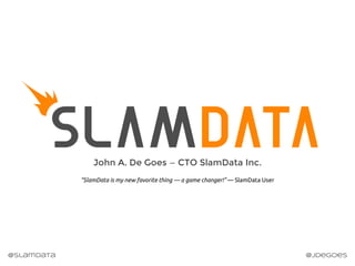 SlamData - How MongoDB Is Powering a Revolution in Visual Analytics | PPTX