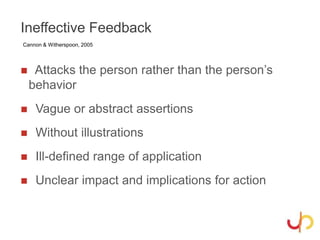 Positive Feedback Mechanisms: Promoting better communication ...