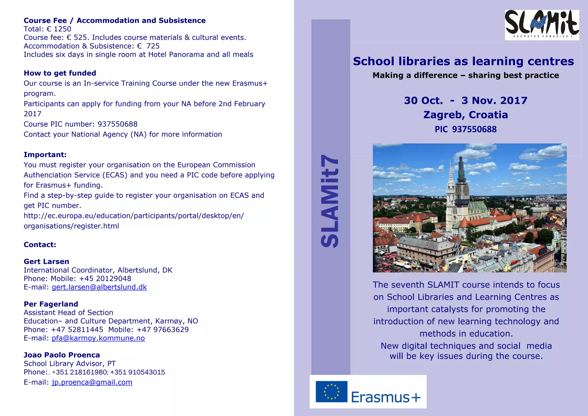 Slamit 7, an ERASMUS+ Course | PDF
