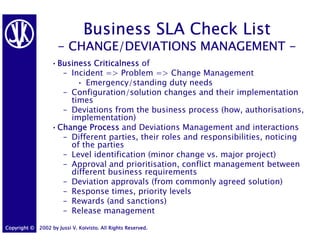 Sla Model 2002 Jvk | PDF | Information Services Industry | Industries