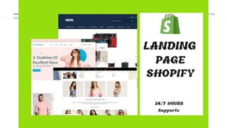 design shopify landing page | PDF