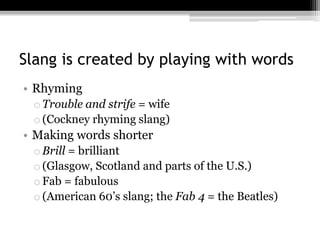 Slang | PPTX