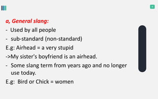 Slang | PPTX