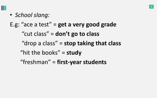 Slang | PPTX