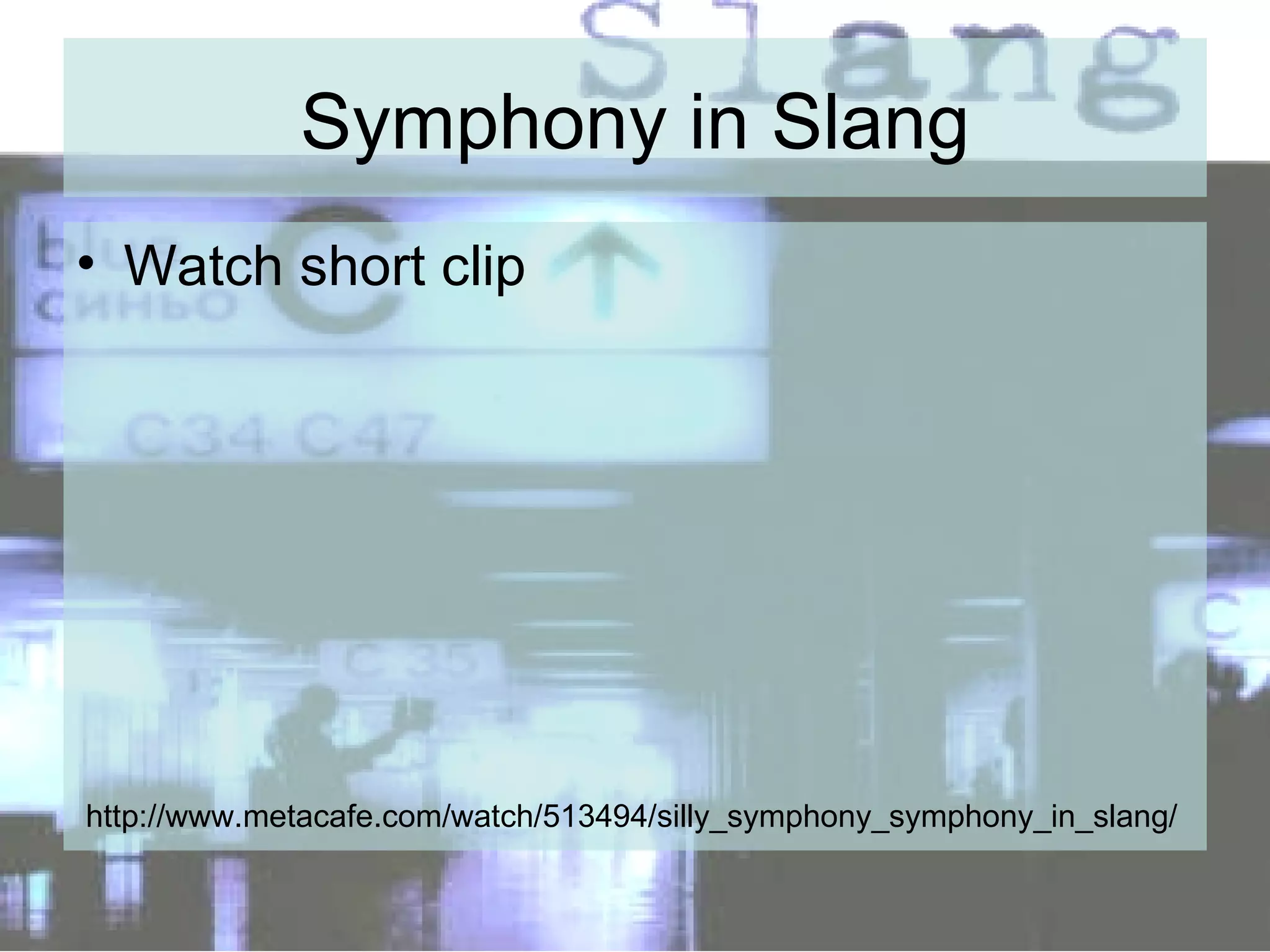 Slang | PPT