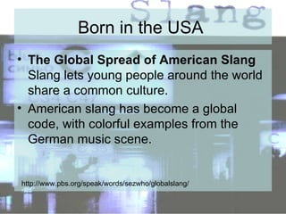 Slang | PPT
