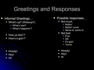 Slang And Idioms On Campus | PPT