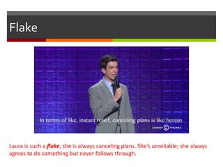 Slang and Idioms for ESL Students and Teachers | PPTX