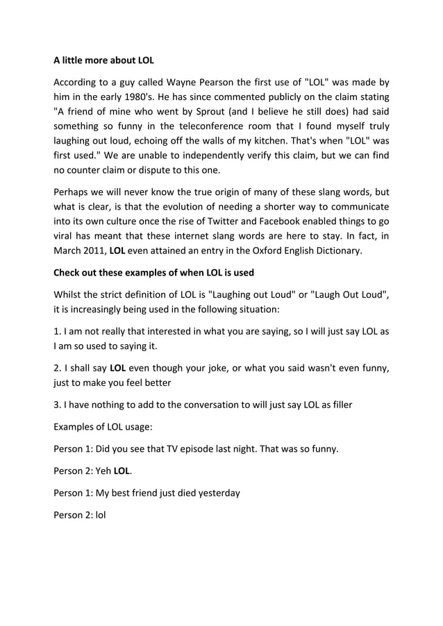 Slang dictionary text slang, internet slang, & abbreviations at ...