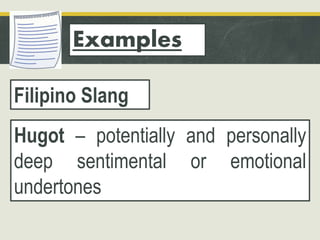 Slang | PPTX
