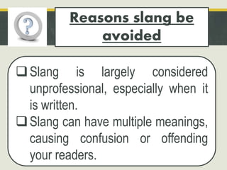 Slang | PPTX