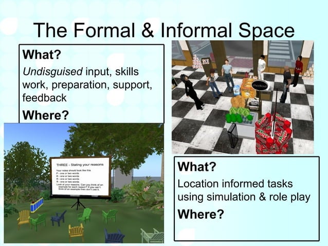 Learning in virtual worlds - the role of the classroom | PPT