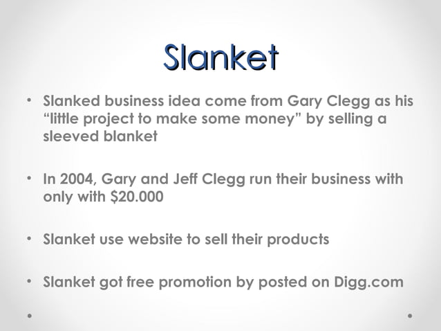 Slanket vs Snuggie | PPT