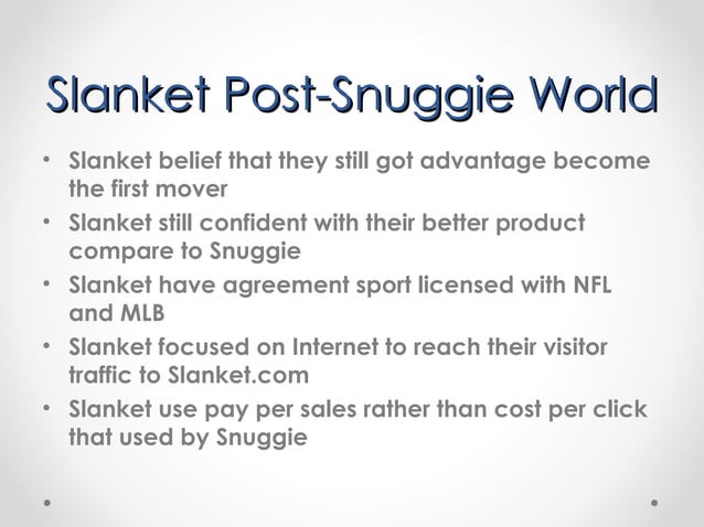 Slanket vs Snuggie | PPT