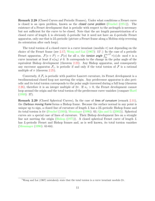 Frenet Curves and Successor Curves: Generic Parametrizations of the ...