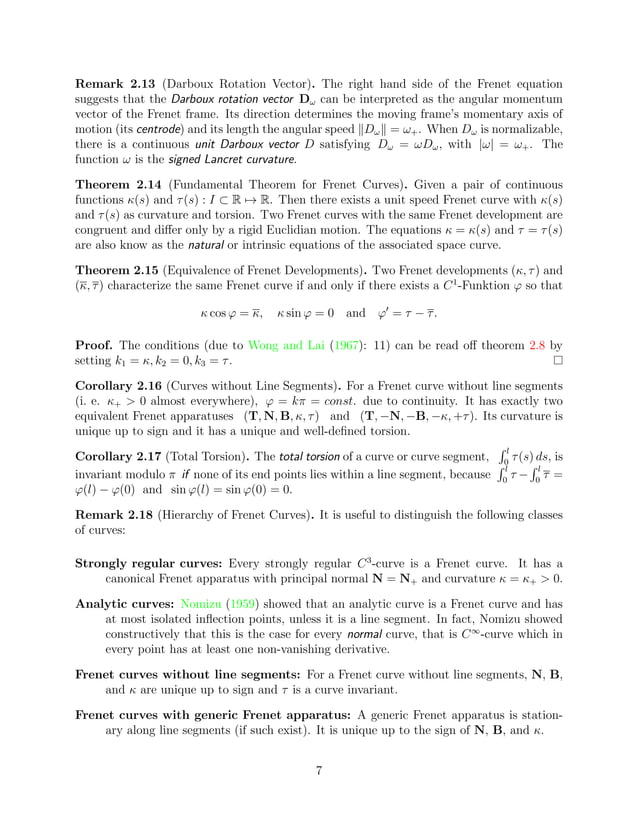 Frenet Curves and Successor Curves: Generic Parametrizations of the ...