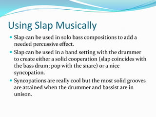Slap Bass | PPTX