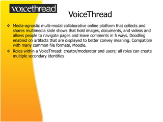 SLA Pedagogy and VoiceThread | PPT | Education