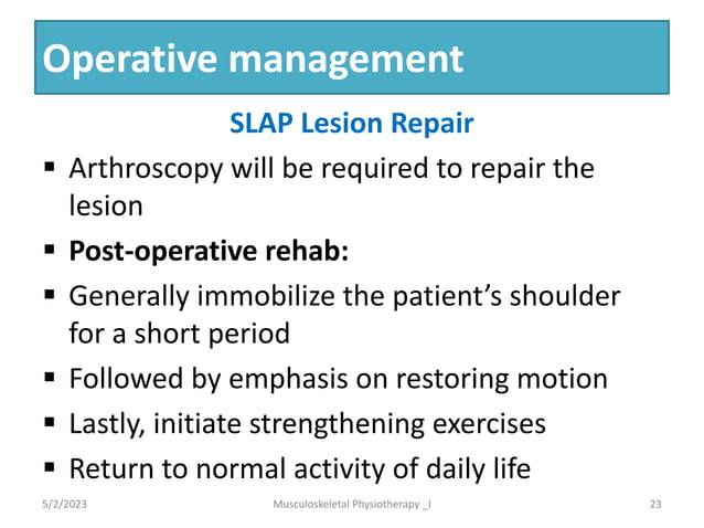 SLAP Lesion and.pdf | Death, Injury, or Military Conflict | Sensitive ...