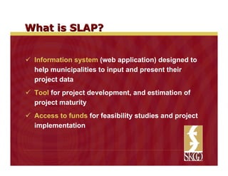 Infrastructure Development (EU - SLAP) | PPT