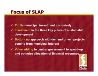 Infrastructure Development (EU - SLAP) | PPT