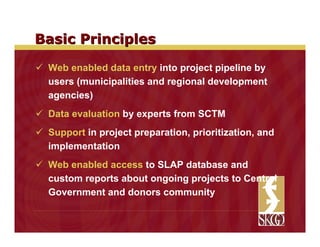 Infrastructure Development (EU - SLAP) | PPT