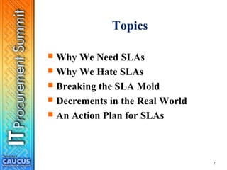 Sla presentation final | PPT