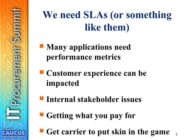 Sla presentation final | PPT