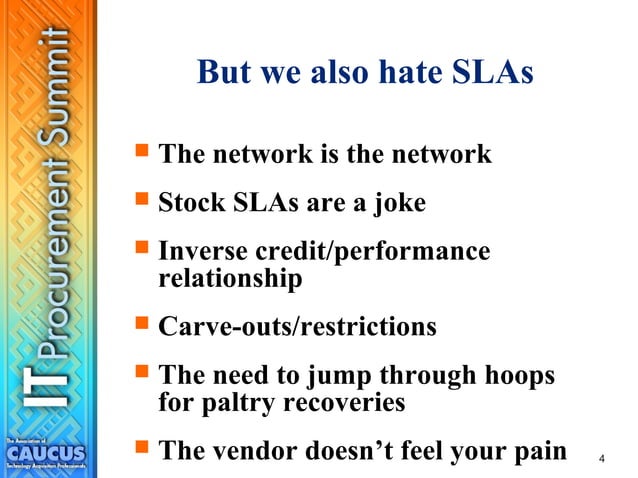 Sla presentation final | PPT