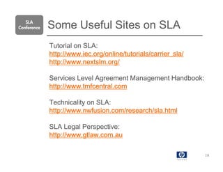 Designing a Win-Win SLA for Users & Providers - Key Factors to Consider ...
