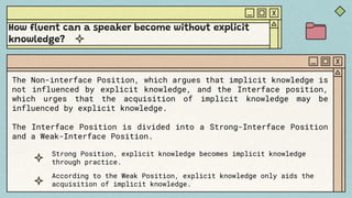 [SLA] Psycholinguistics and linguistics aspects of interlanguage.pptx